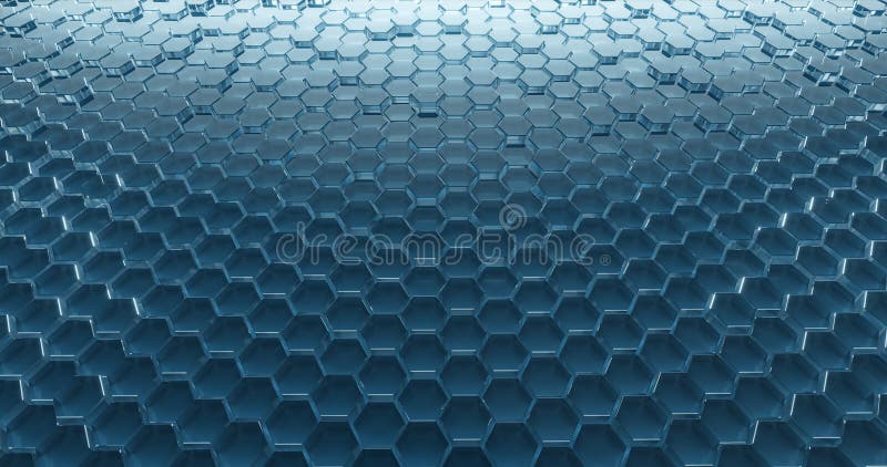 Abstract Tech Honeycomb Background. Stock Illustration - Illustration ...