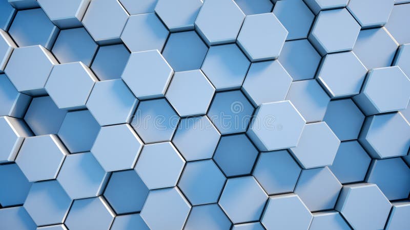 Abstract Tech Honeycomb Background. Stock Illustration - Illustration ...