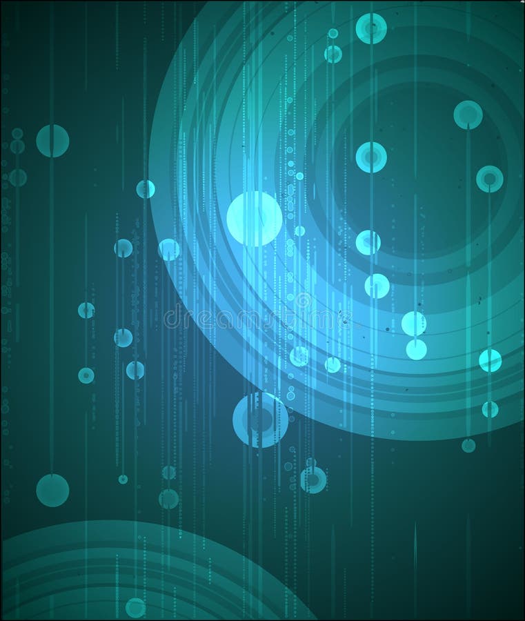 Abstract Tech Illustration. Stock Vector - Illustration of tech ...