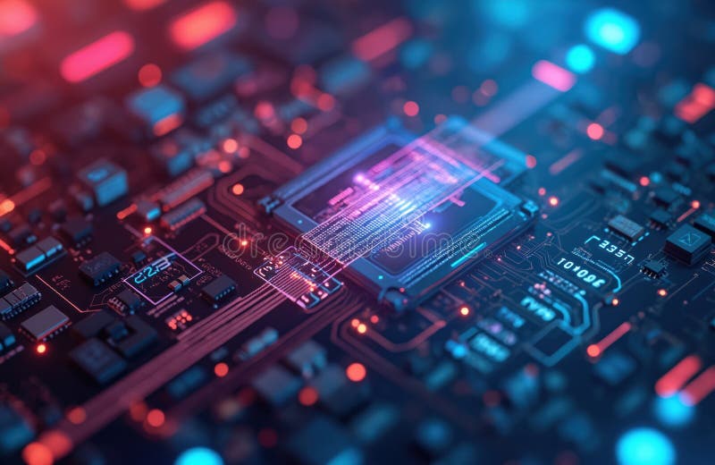 Abstract Tech Image Displays Data Analytics. Artificial Intelligence ...