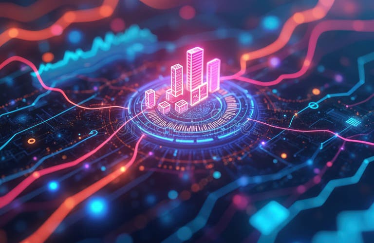 Abstract Tech Image Displays Data Analytics, Gaming Innovation ...