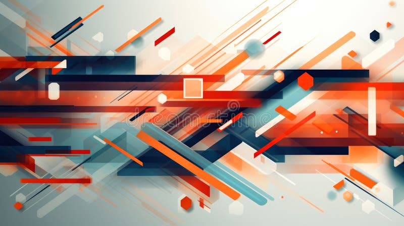 Abstract Tech Lines Background. Futuristic Abstract Shapes Technology ...