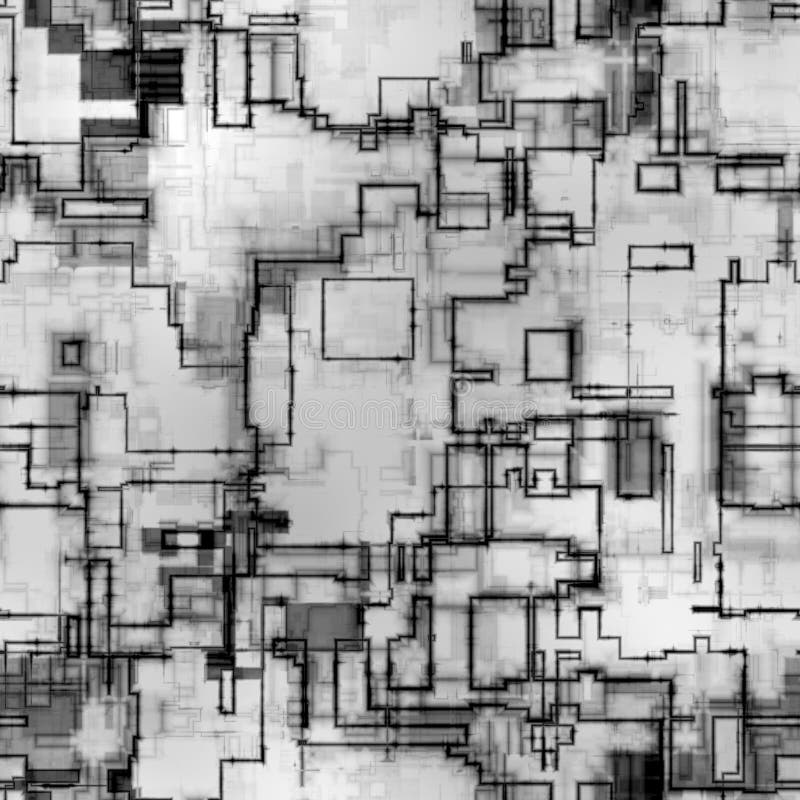 Sci-fi Tileable Seamless Texture Computer Graphics Stock Illustration ...