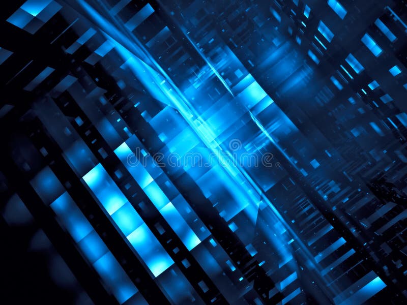 Abstract Portal or Data Center - Digitally Generated 3d Illustration ...