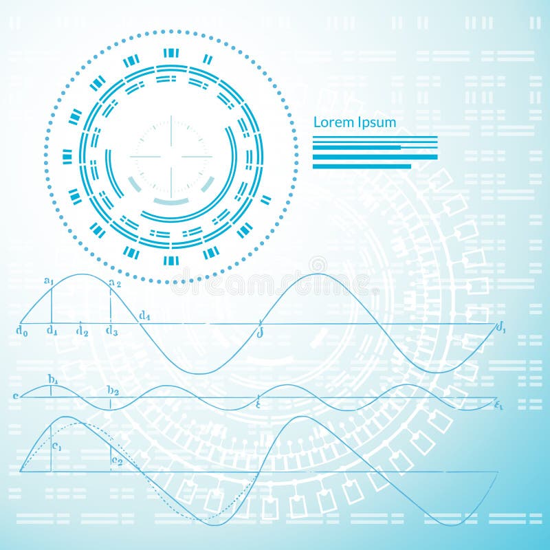 Abstract Technical Background - Illustration Stock Vector ...
