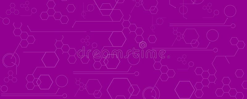 Abstract Technical Banner. Transparent Elements Texture Stock ...