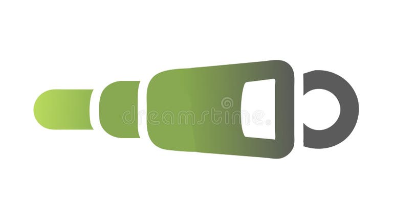 Abstract Technical Connector Piece Icon, Adapter Plug, Vector Design ...