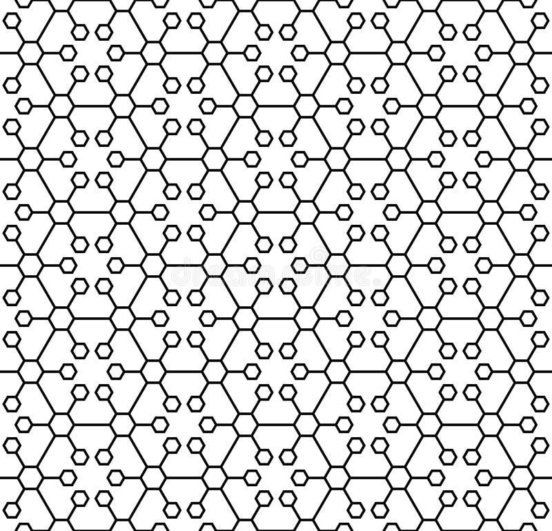 Honeycomb Seamless Pattern. Stock Vector - Illustration of decorative ...