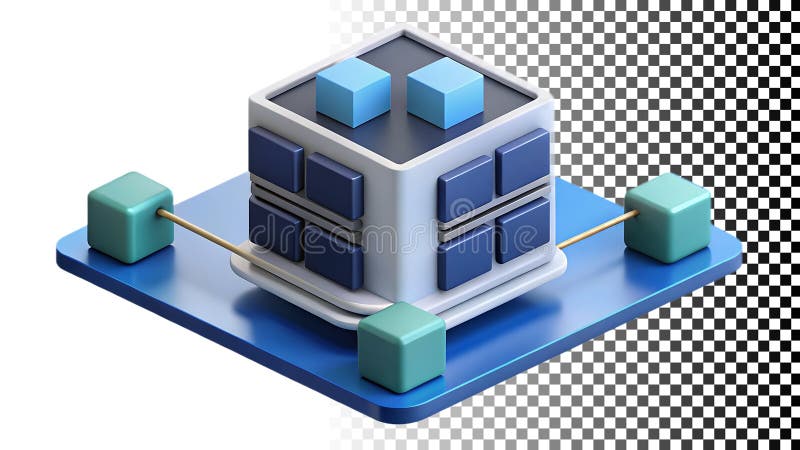 Abstract Technical Network Structure Connected Nodes System Diagram Png ...