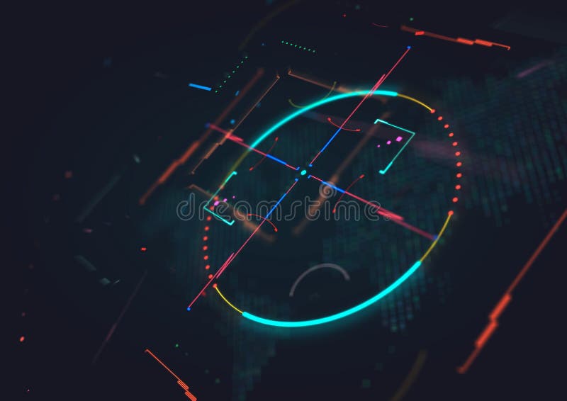 Abstract Techno-achtergrond Futuristisch Abstract High-tech Design ...