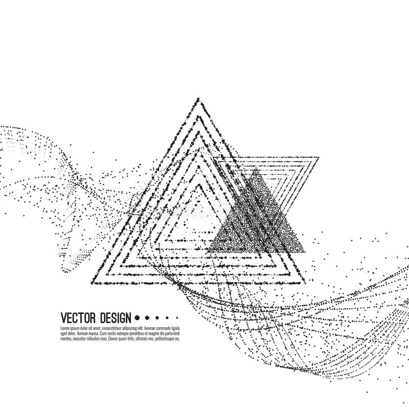 Abstract Techno Background. Stock Vector - Illustration of fractal ...