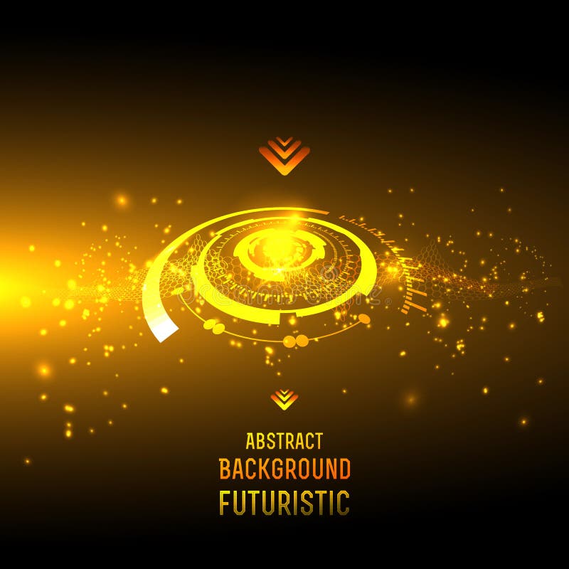Abstract Techno Background for Futuristic High Tech Design - Vector ...