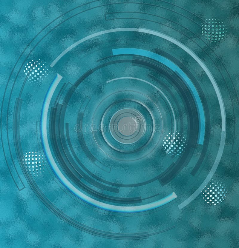 Abstract techno background stock illustration. Illustration of earth ...