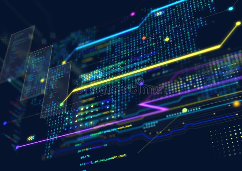 Abstract Techno Wallpaper