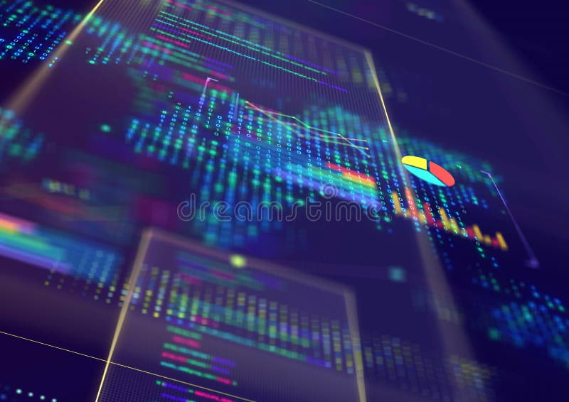 Abstract Techno Background. Stock Illustration - Illustration of future ...