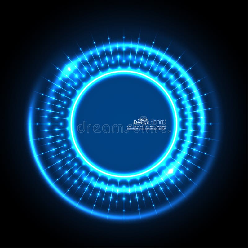 Abstract Techno Background. Stock Vector - Illustration of glitter ...