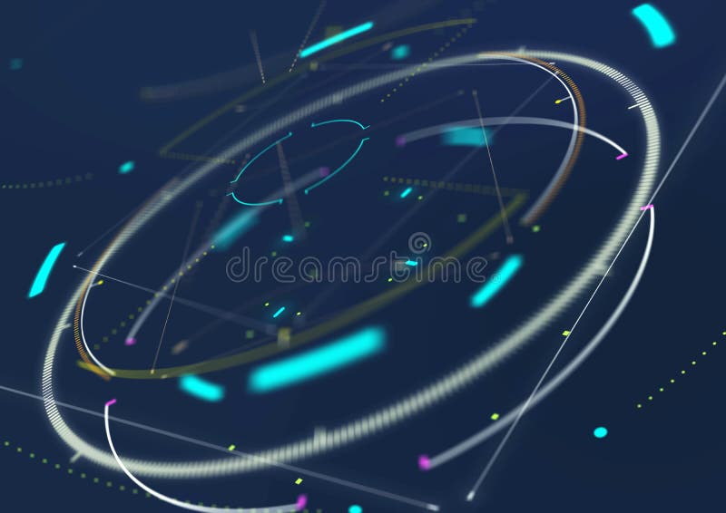 Abstract Techno Futuristic Background Picture. Image: 116440926