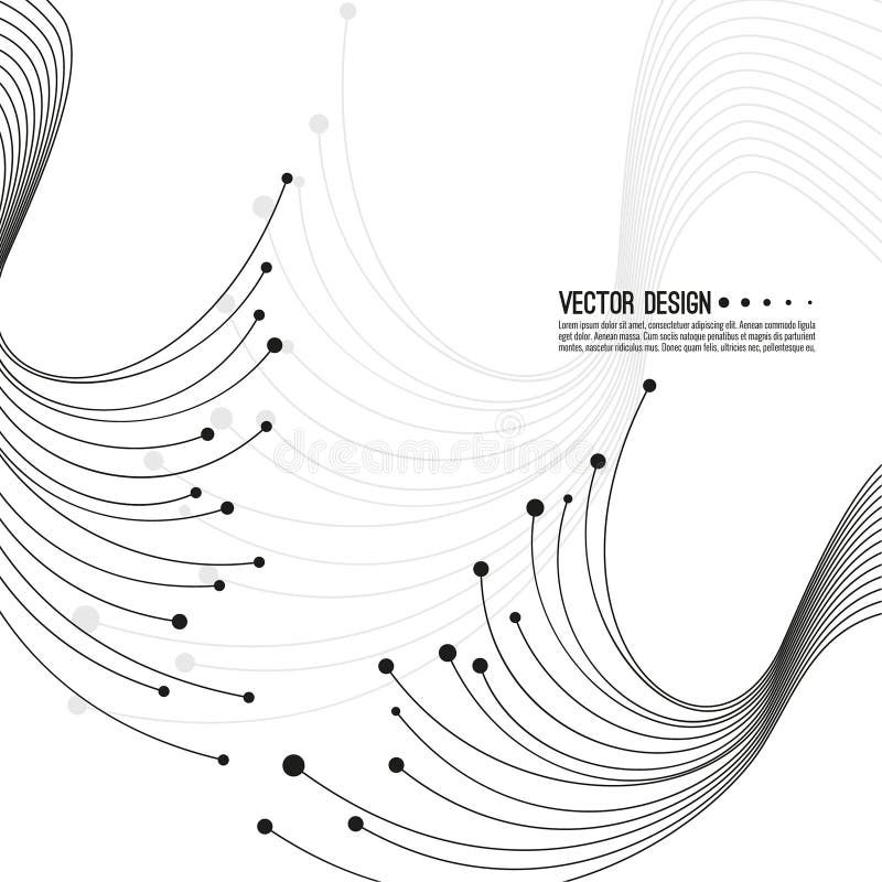 Abstract Techno Vector Background Stock Vector - Illustration of ...