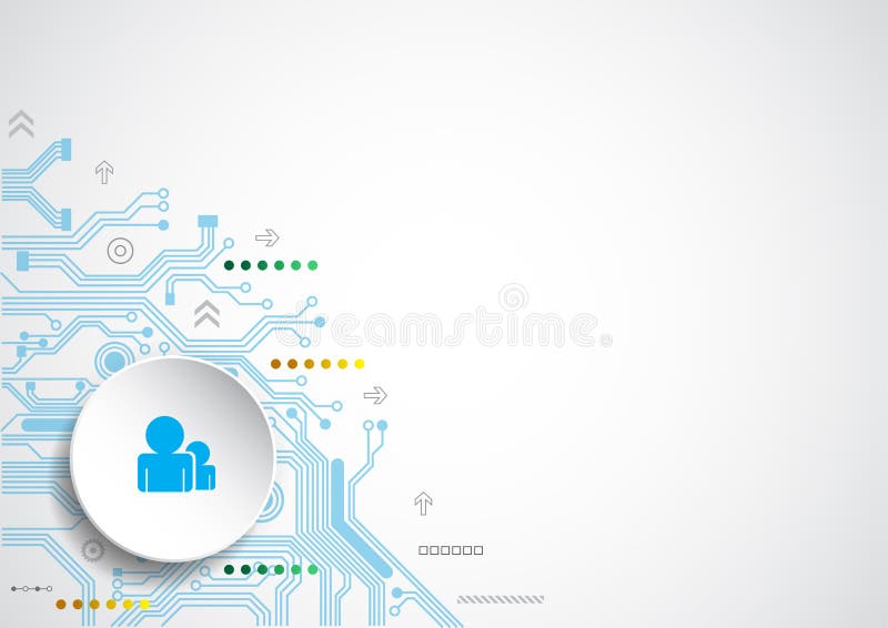 Abstract Technological Background. Connection Communication Stock ...