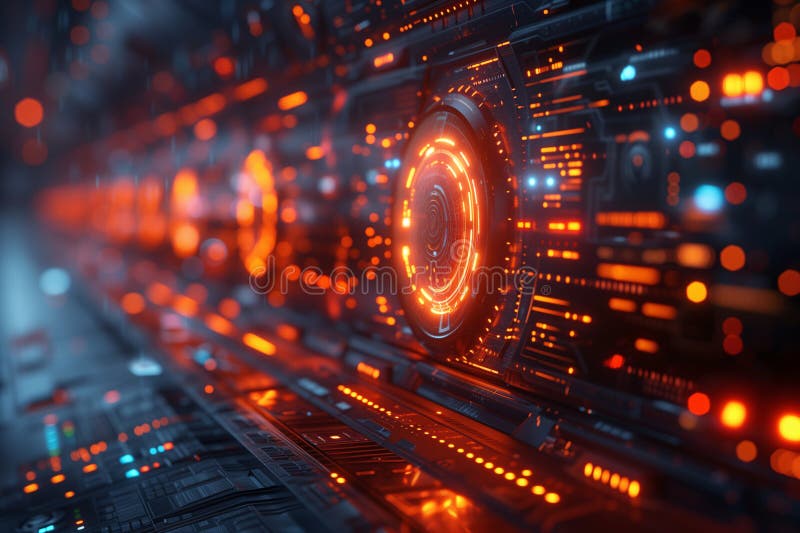 Abstract Technological Background with Fantastic Remote Control Stock ...