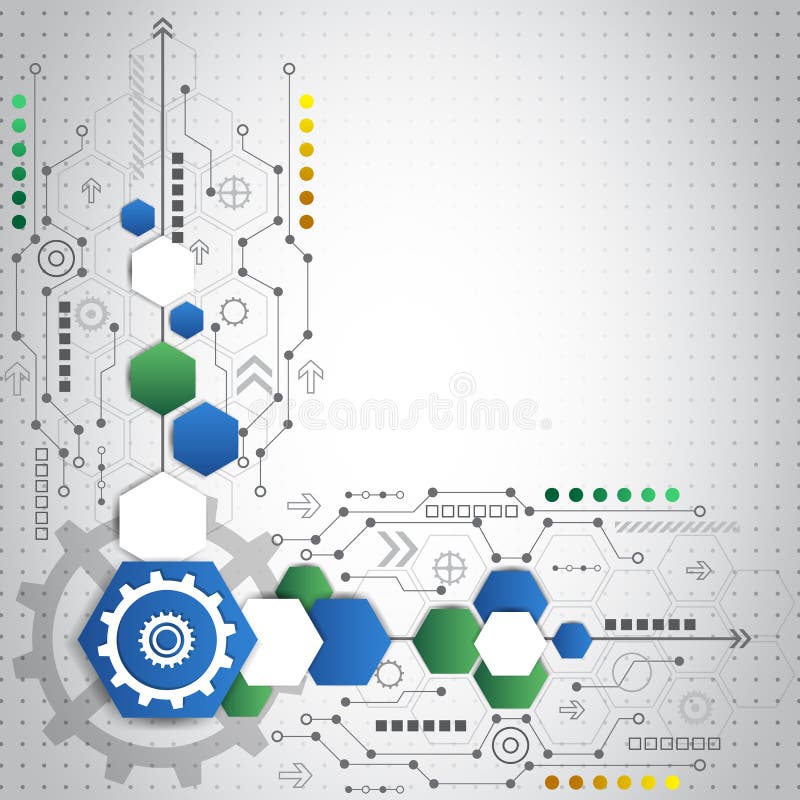 Abstract Technological Background Concept with Various Technology ... Abstract Technological Background Concept with Various Technology ...