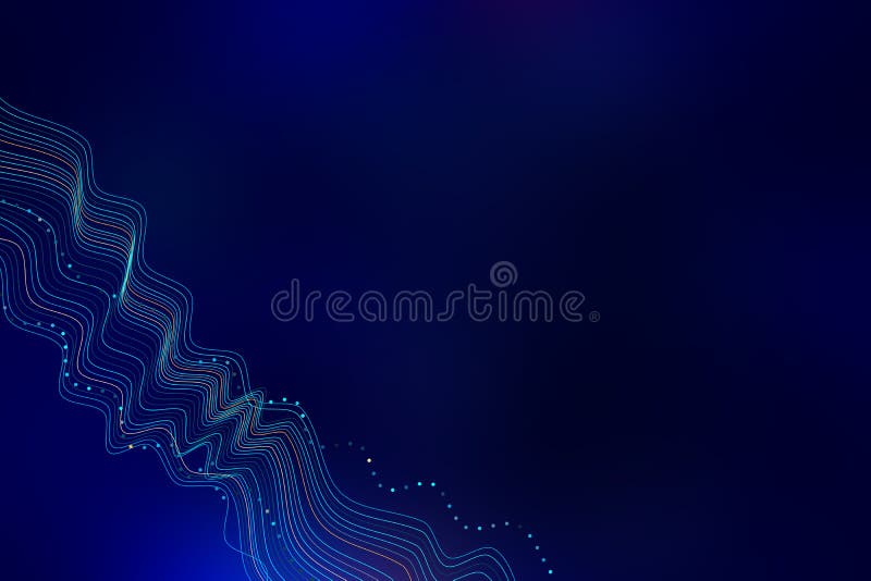 Abstract Technological Background in Vibrant Colors with Blur ...