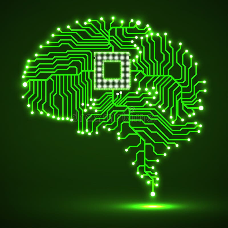 Brain Thinking Cpu Stock Illustrations – 418 Brain Thinking Cpu Stock ...