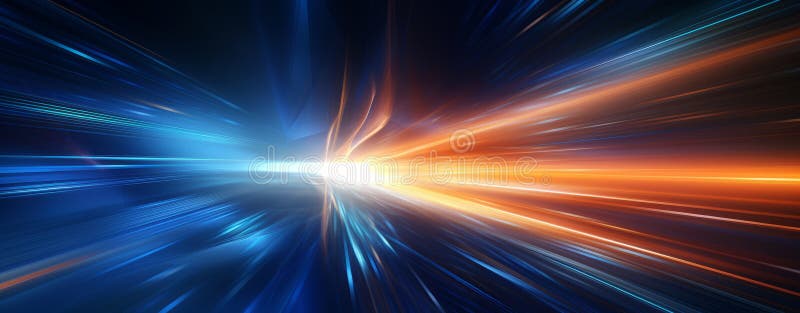 Abstract Technological Landscape Featuring Elements of Augmented ...