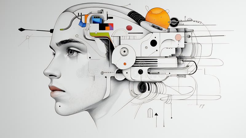 Technological Profile Stock Illustrations – 2,325 Technological Profile ...