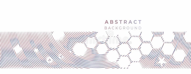 Abstract Technological Promotion Geometric Shapes Banner, Structure ...