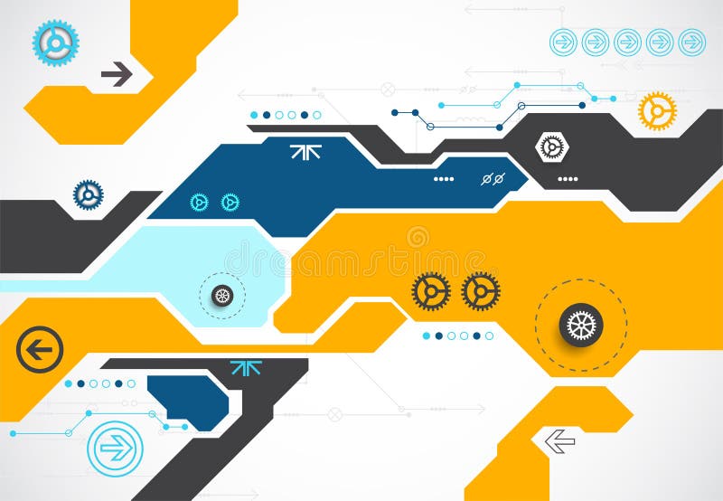 Technological Theme Stock Illustrations – 1,101 Technological Theme ...