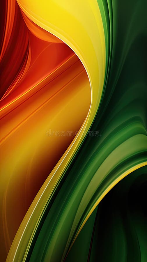 Abstract Technological Virtual Background with Gradient Pink and Green ...