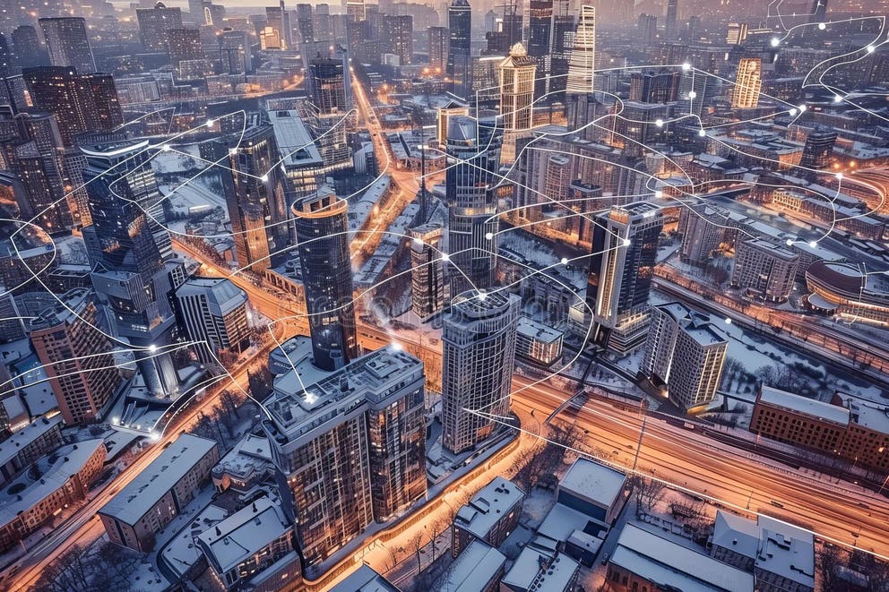 Abstract Technologies in a Modern City with Smart Buildings and ...