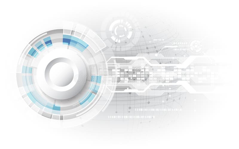 Abstract Technologisch Concept Als Achtergrond Met Diverse ...