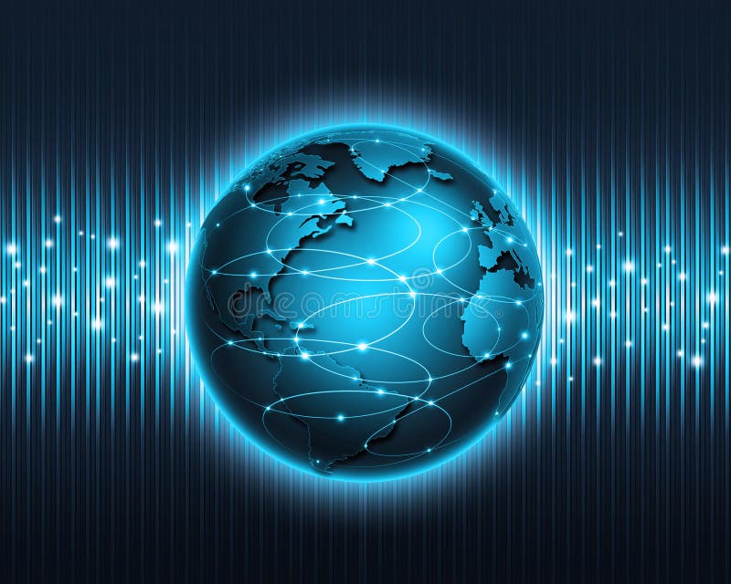 Abstract technology stock illustration. Illustration of data - 19795255
