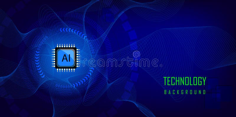 Abstract Technology Ai Artificial Intelligence Concept. Ai Working Data ...