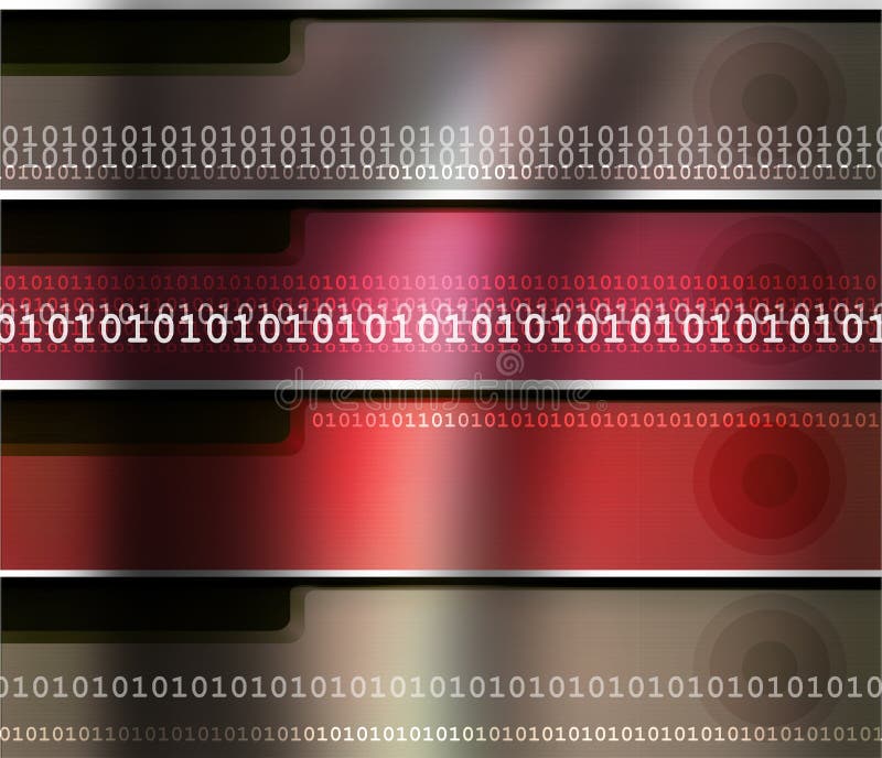 Digital Binary Code Technology Stock Vector - Illustration of element, digital: 2408343