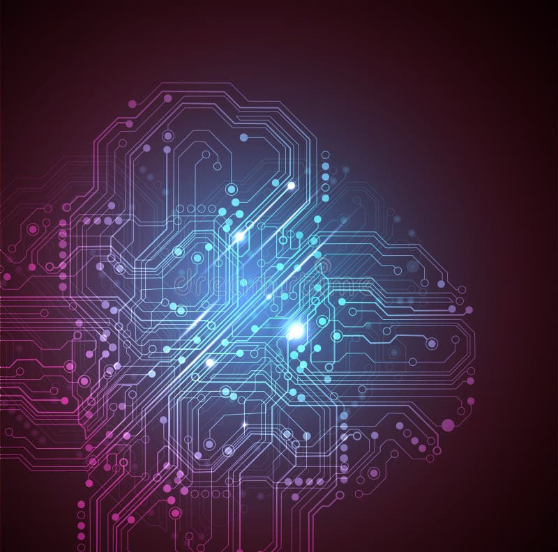 Abstract Technology Background Stock Vector - Illustration of banner ...