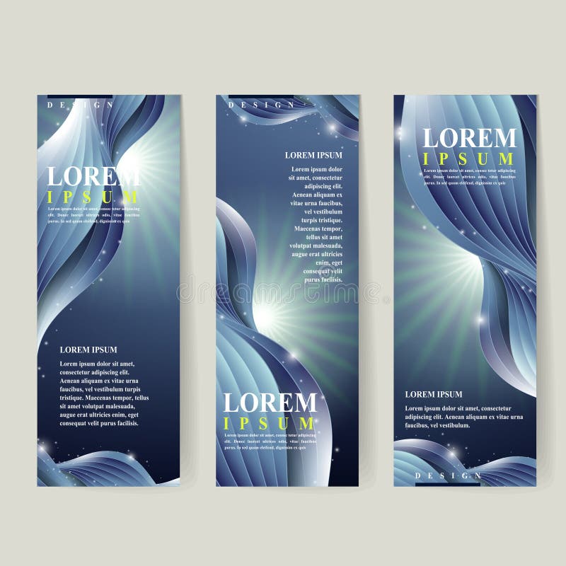 Abstract Technology Background for Banners Set Stock Vector ...