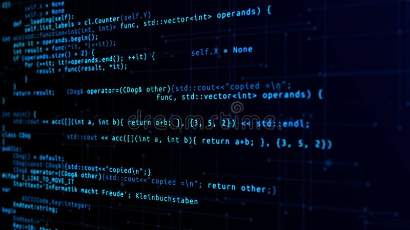 Developer Is Browsing Html Code On The Computer Screen Html Web Page Code Scrolling Programming