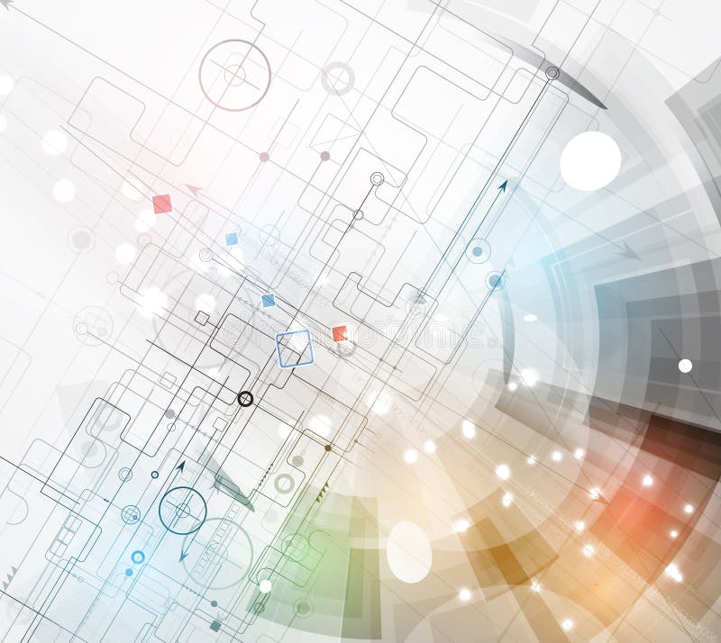 Abstract Technology Background Business & Development Direction Stock ...