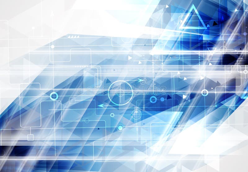 Abstract Technology Background Business & Development Direction Stock ...