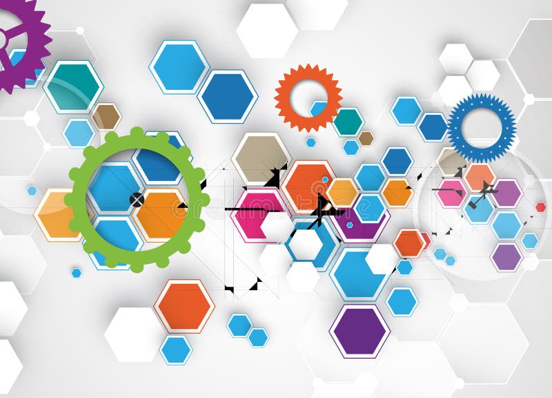 Abstract Technology Background Business & Development Direction Stock ...