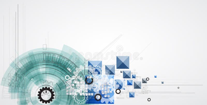Abstract Technology Background Business & Development Stock Vector ...