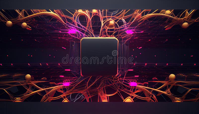 Abstract Technology Background Complexity Wave Wallpaper Space Three ...