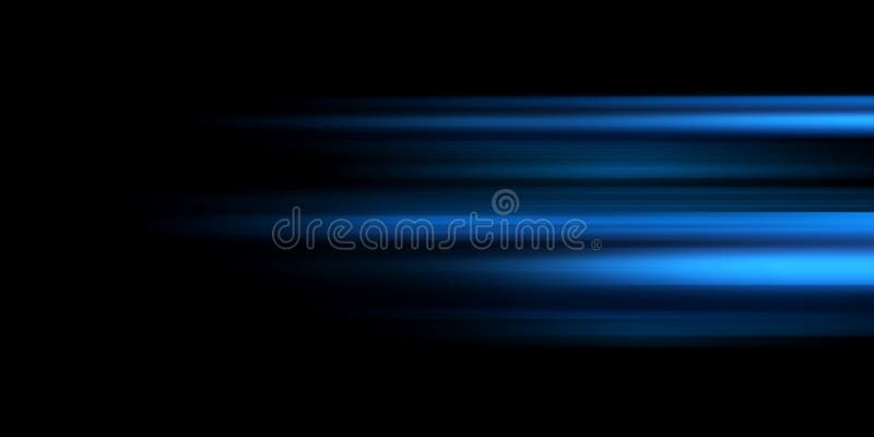 Abstract Technology Background Concept with Light Line Blue. Speed and ...
