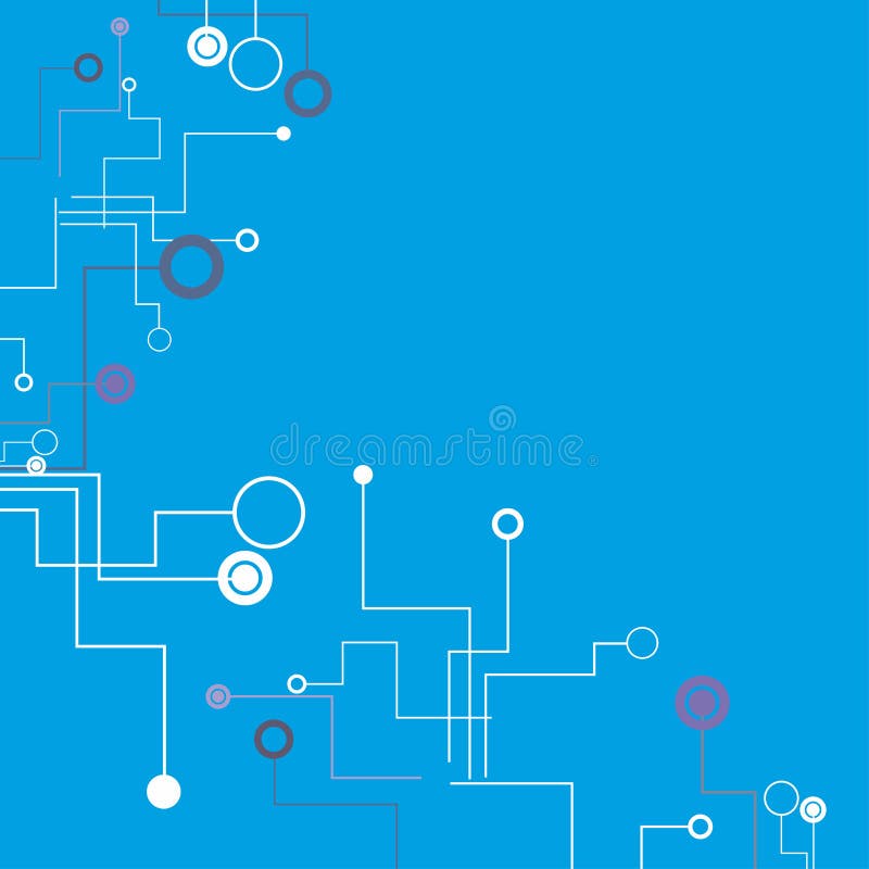 Abstract Technology Background Stock Vector - Illustration of line ...