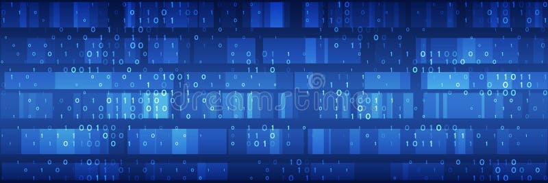 Data Stream In The Form Of An Array Of Circles And Binary Code Vector Database Background Big