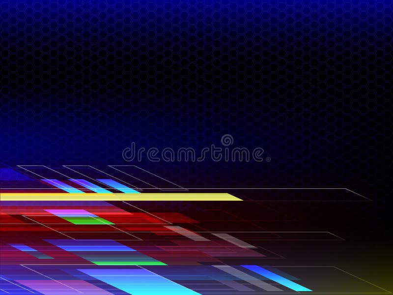 Abstract Technology Background with Copy Space Stock Illustration ...