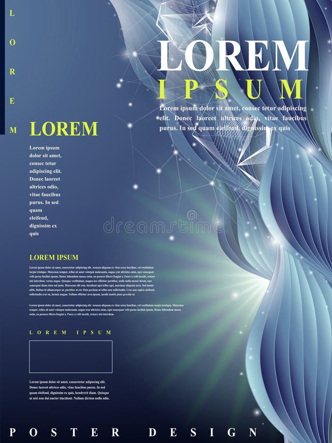 Abstract Technology Background Design for Poster Stock Vector ...